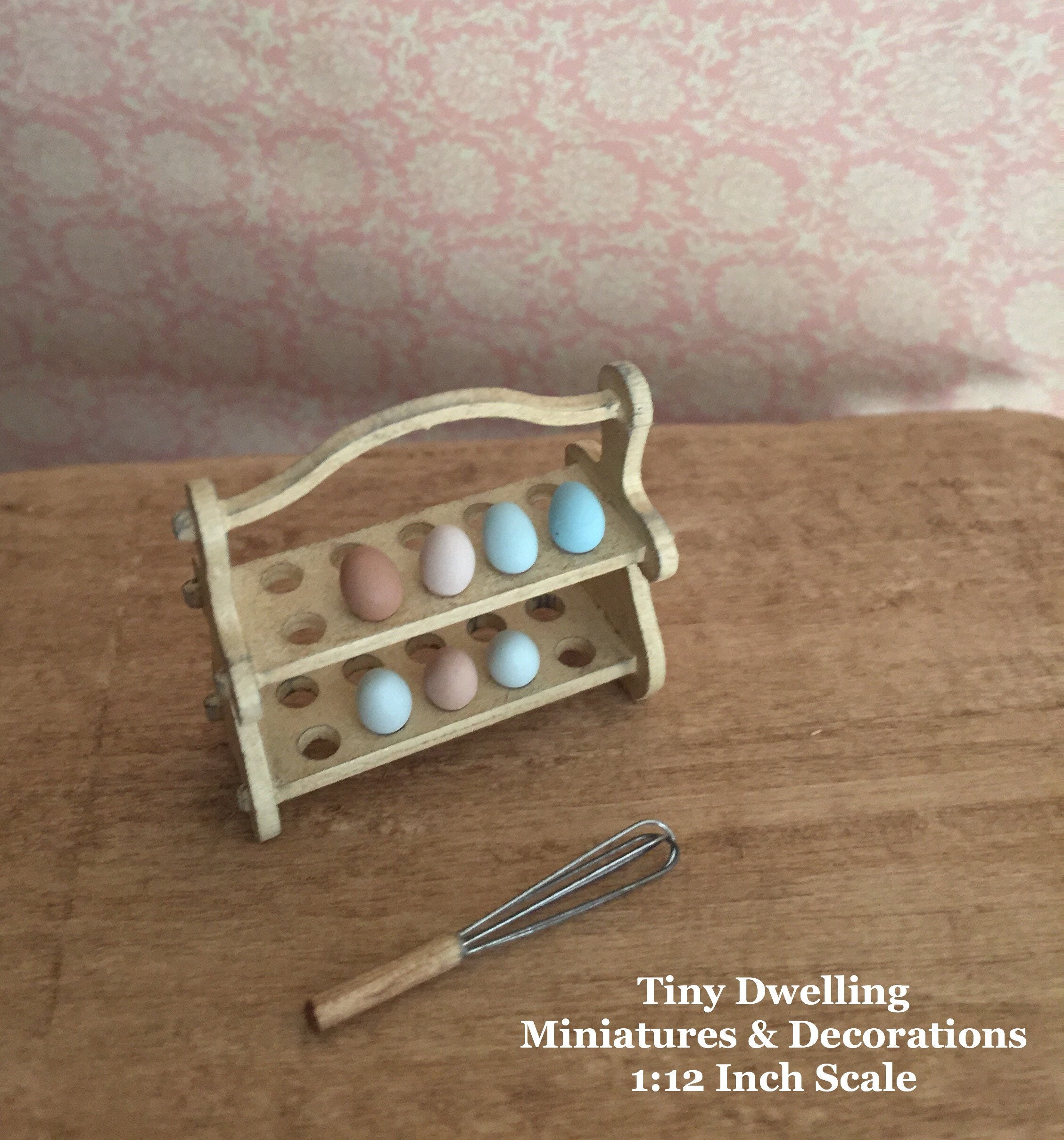 Miniature Dollhouse Egg Holder Miniature Egg Tray Kitchen | Etsy