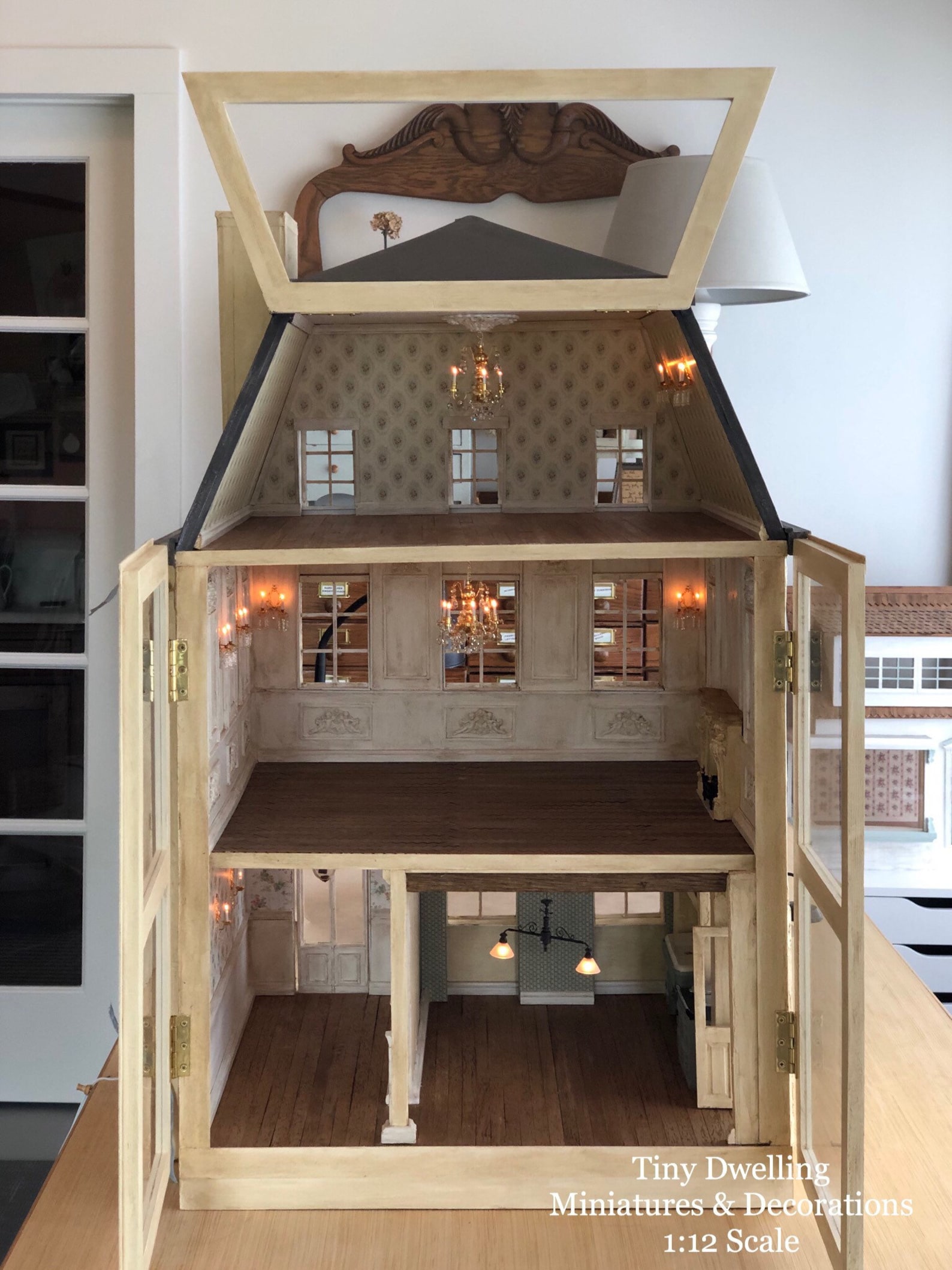 French Dollhouse, Miniature Chateau, Dollhouse, French Dollhouse ...