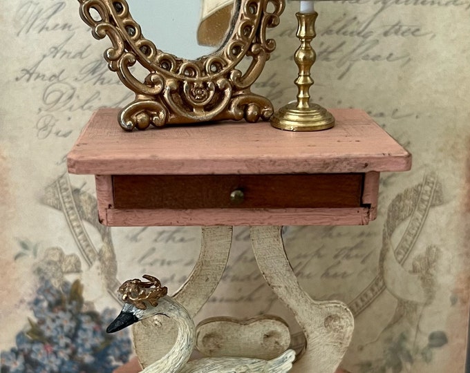 Miniature Side Table, French Country Table, Miniature Nesting Tables ...