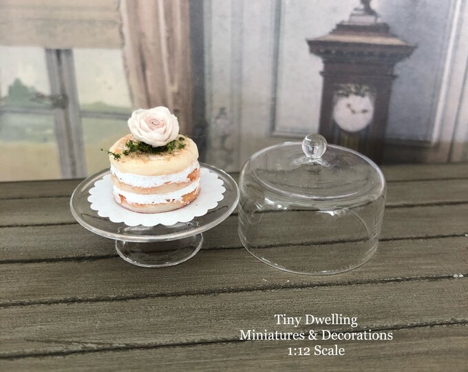 Miniature Dollhouse Cake, Miniature Cakes, Miniature Bakery, Miniatures ...