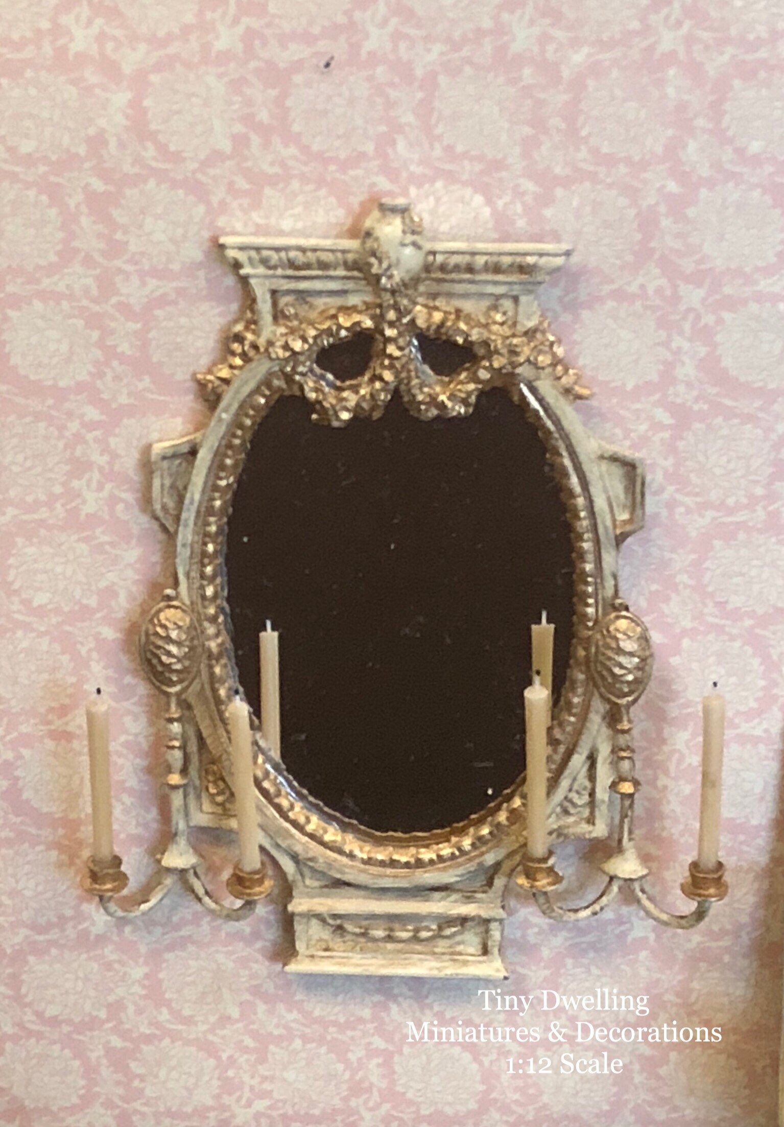 Miniature French Rocco Mirror French Country Miniatures - Etsy