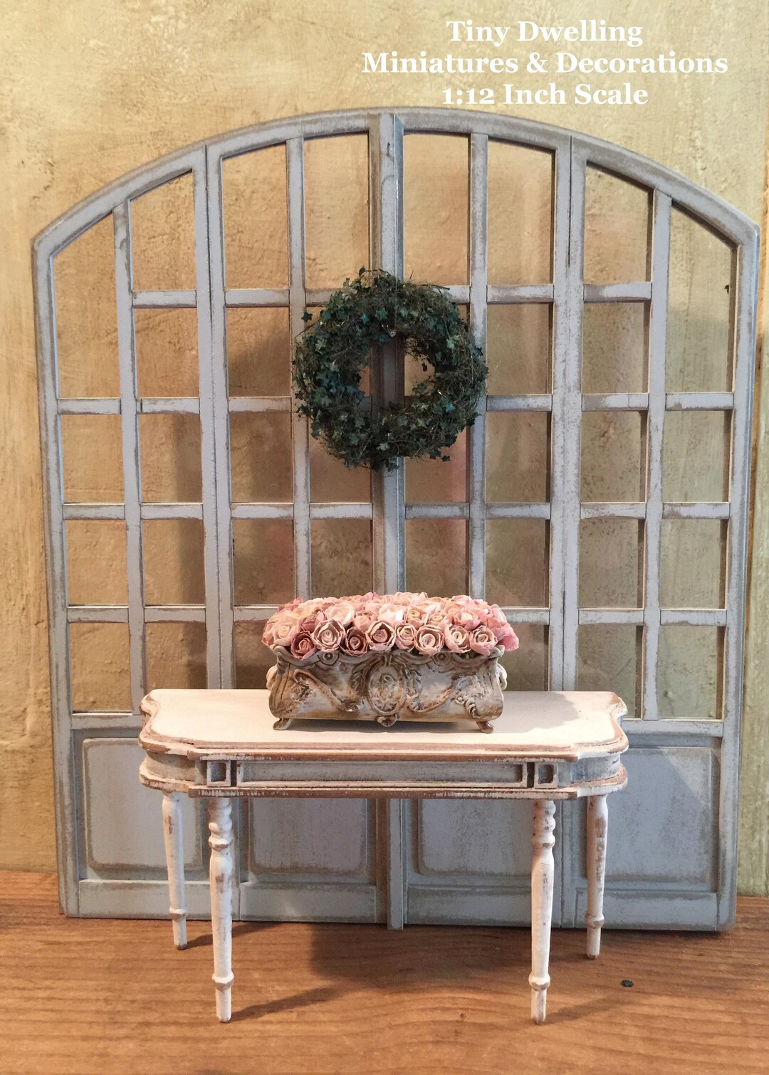 Miniature Arched Window, Miniature French Window, French Country ...