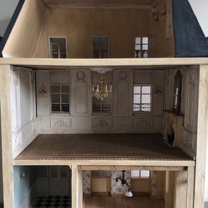 French Dollhouse Miniature Chateau Dollhouse French | Etsy