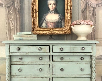 Miniature Wall Decor, Miniature French Oil Painting , French Country ...