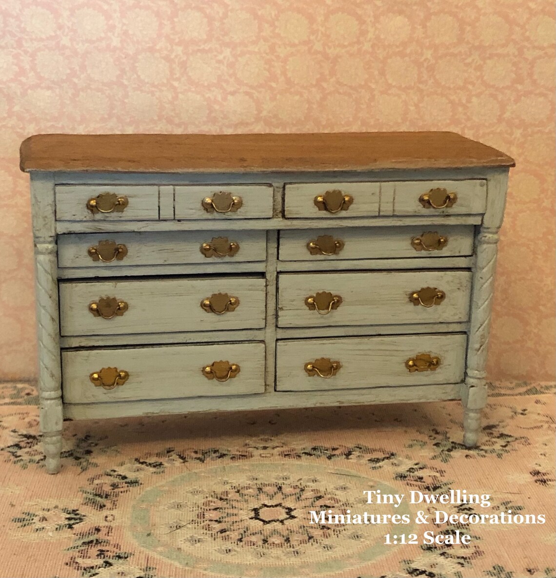 Miniature Dresser Buffet French Dollhouse Miniature - Etsy