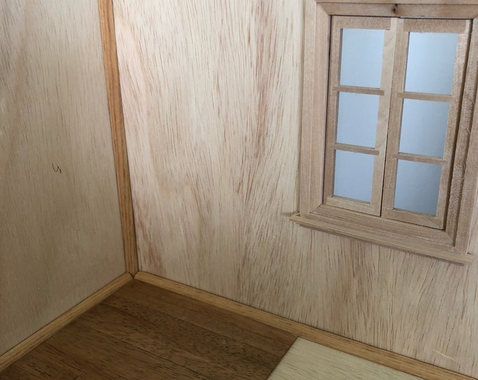 Unfinished Room Box, Miniature Room Box, Dollhouse Room Box, Mini Room ...
