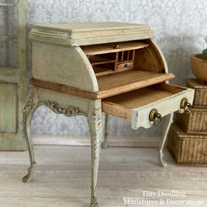 Dollhouse Ladies Desk, Miniature Desk, Miniature Furniture, French ...