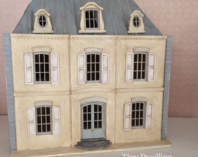 Miniature French Chateau, Dollhouse Chateau, Dollhouse, French ...