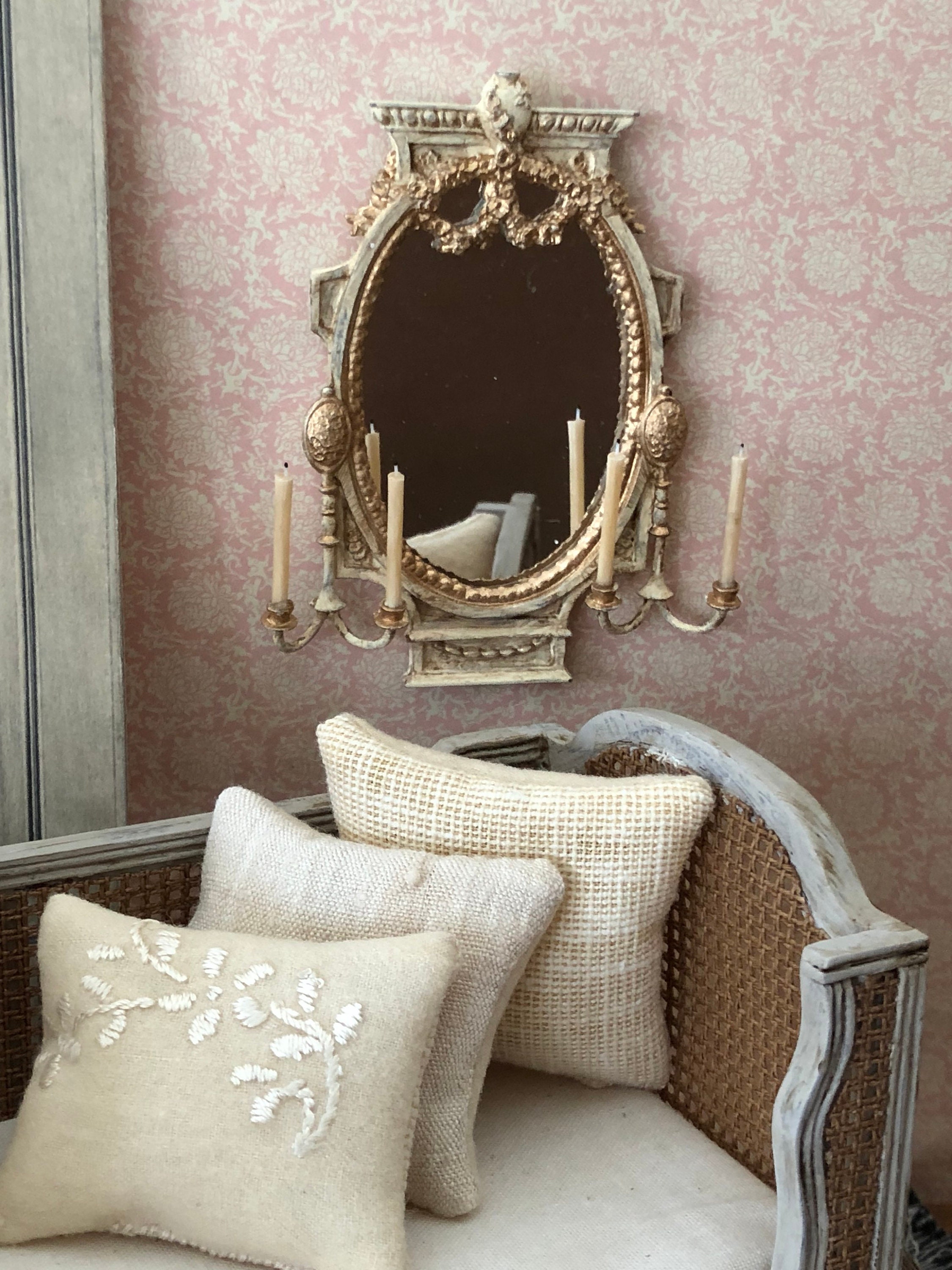 Miniature French Rocco Mirror French Country Miniatures - Etsy