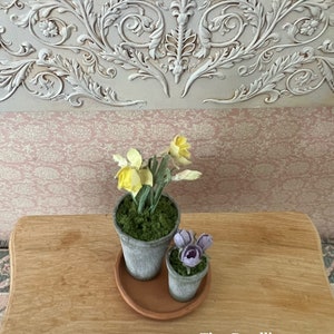 Miniature Flowers, Dollhouse Flowers, Dollhouse Accessories Miniature ...