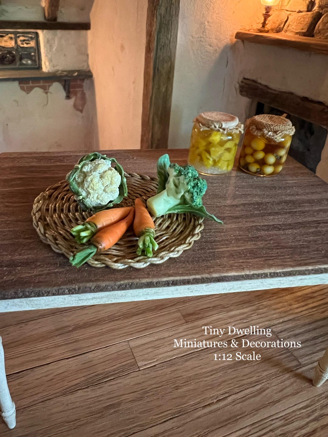 Dollhouse Kitchen, Miniature Cooking, Dollhouse Carrots, Miniature ...