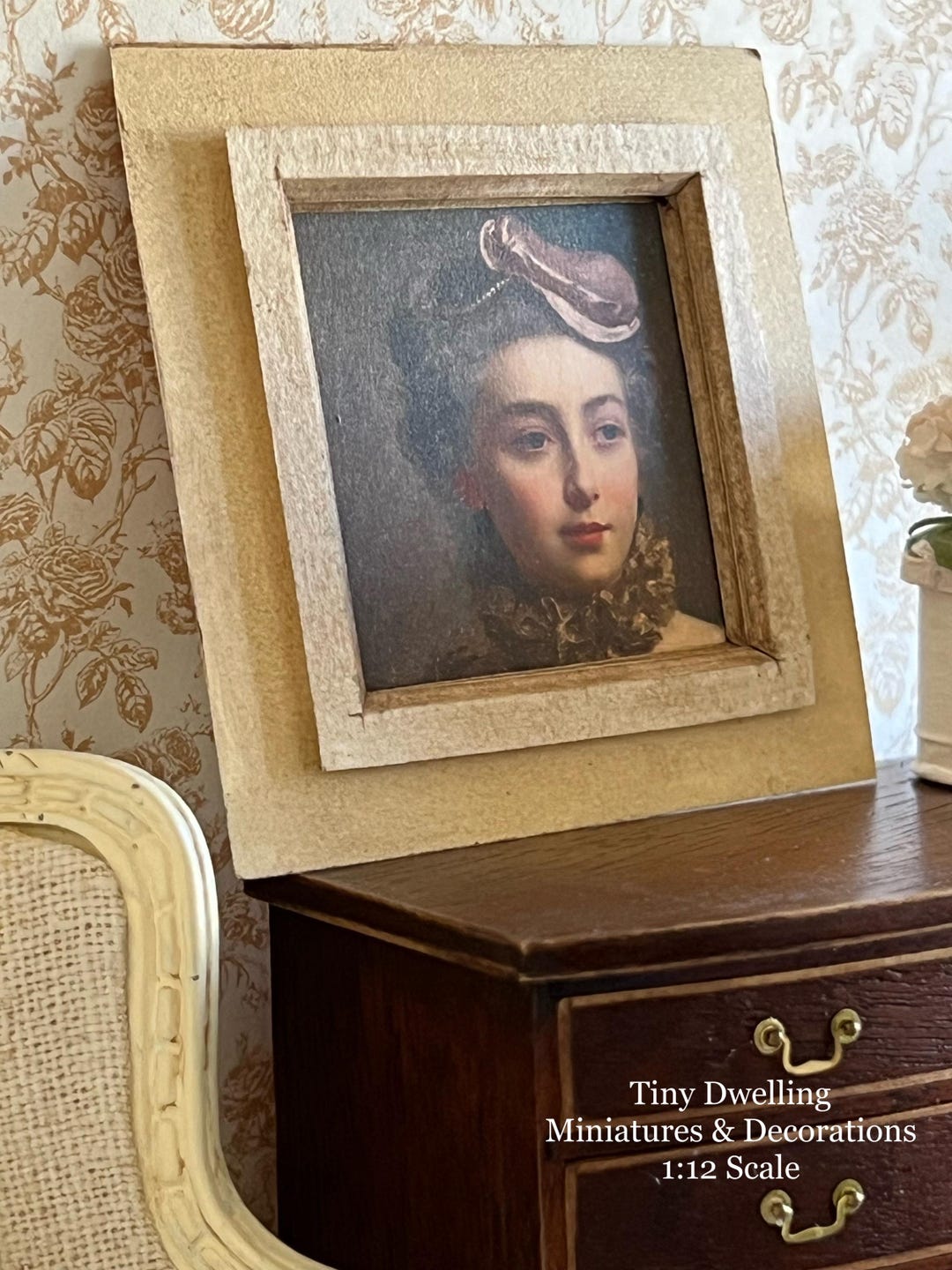 Miniature Wall Decor, Miniature French Art , French Country Miniatures ...