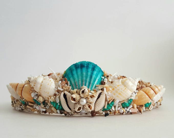 Mermaid Crown, Seashell Crown, Mermaid Costume, Mermaid Party, Beach ...