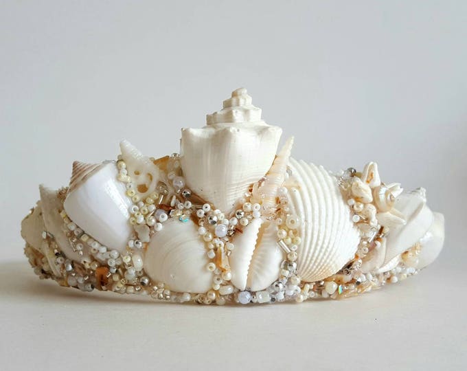Mermaid Crown, Seashell Crown, Mermaid Costume, Mermaid Party, Beach ...