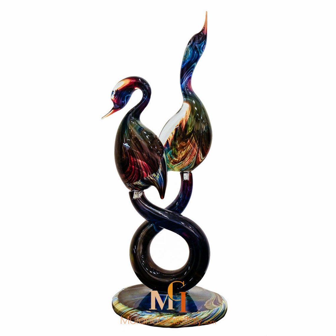 Glass Birds Hand Blown Colorful Glass Original Murano - Etsy