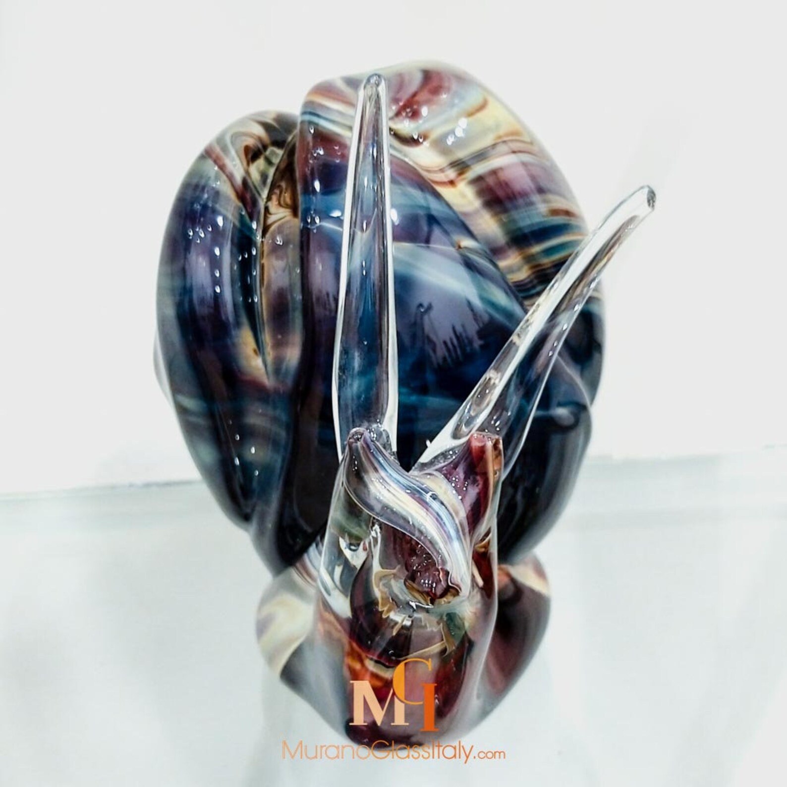 Glass Snail Figure Hand Blown Colorful Glass Original - Etsy