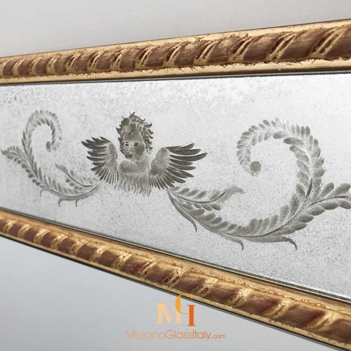 Venetian Mirror - Italian Mirror - Murano Art Glass - Handmade in ...