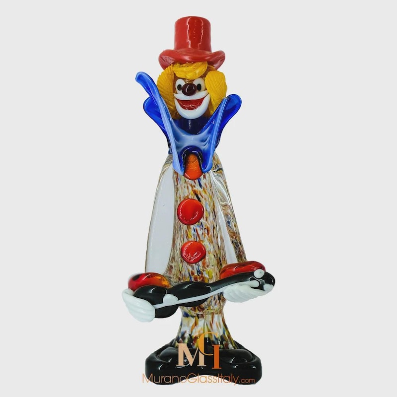 Art Glass Clowns Italian - Etsy