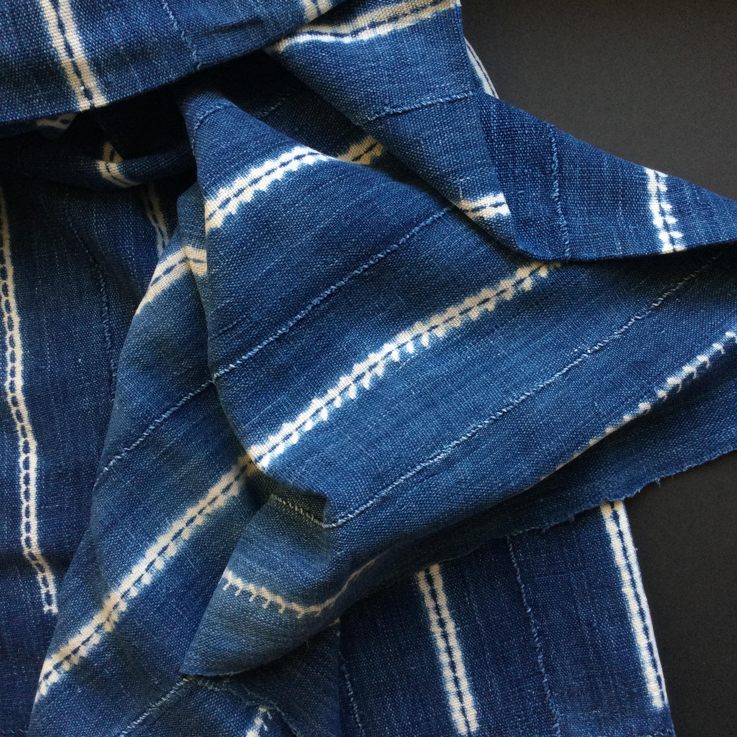 VINTAGE INDIGO Textile,malian Indigo,mudcloth,indigo Cloth,african ...