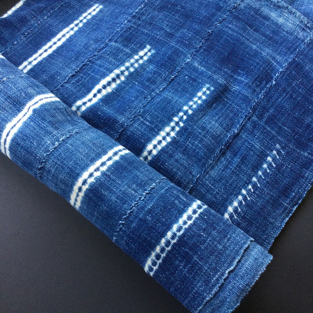 VINTAGE INDIGO Textile,malian Indigo,mudcloth,indigo Cloth,african ...