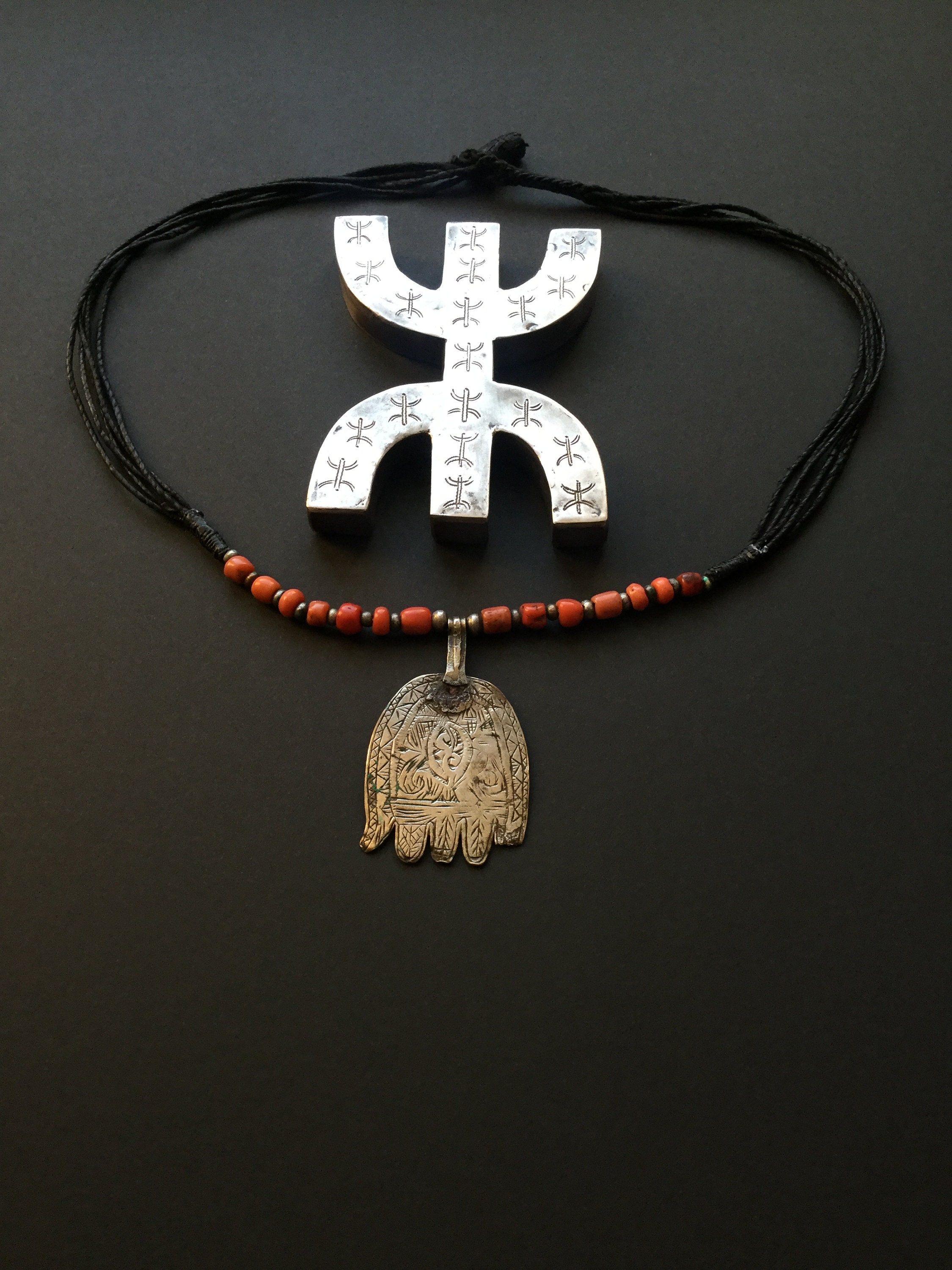 KHAMSA Necklacehamsahand of Fatimahand of Miriamethnic - Etsy