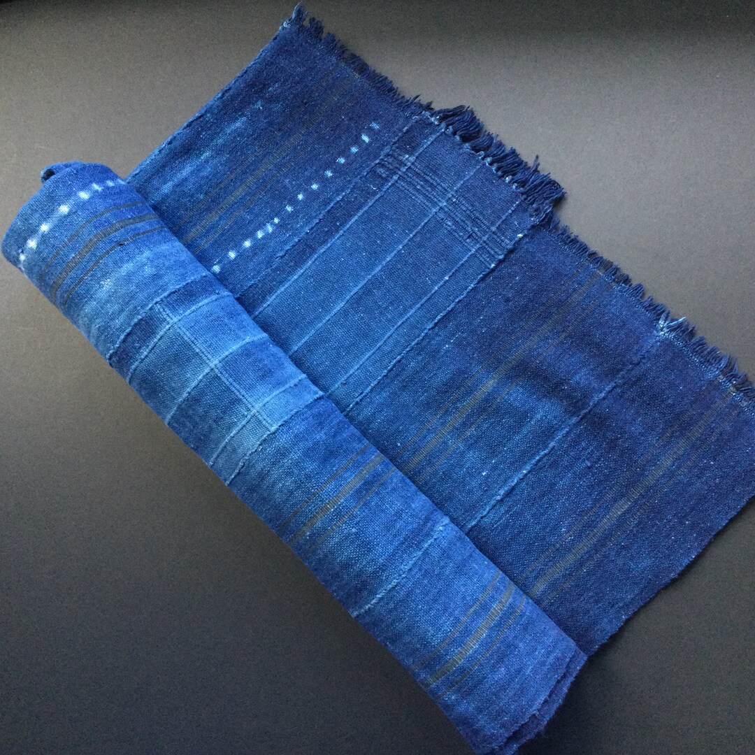 VINTAGE INDIGO Textile,malian Indigo,mudcloth,indigo Cloth,african ...