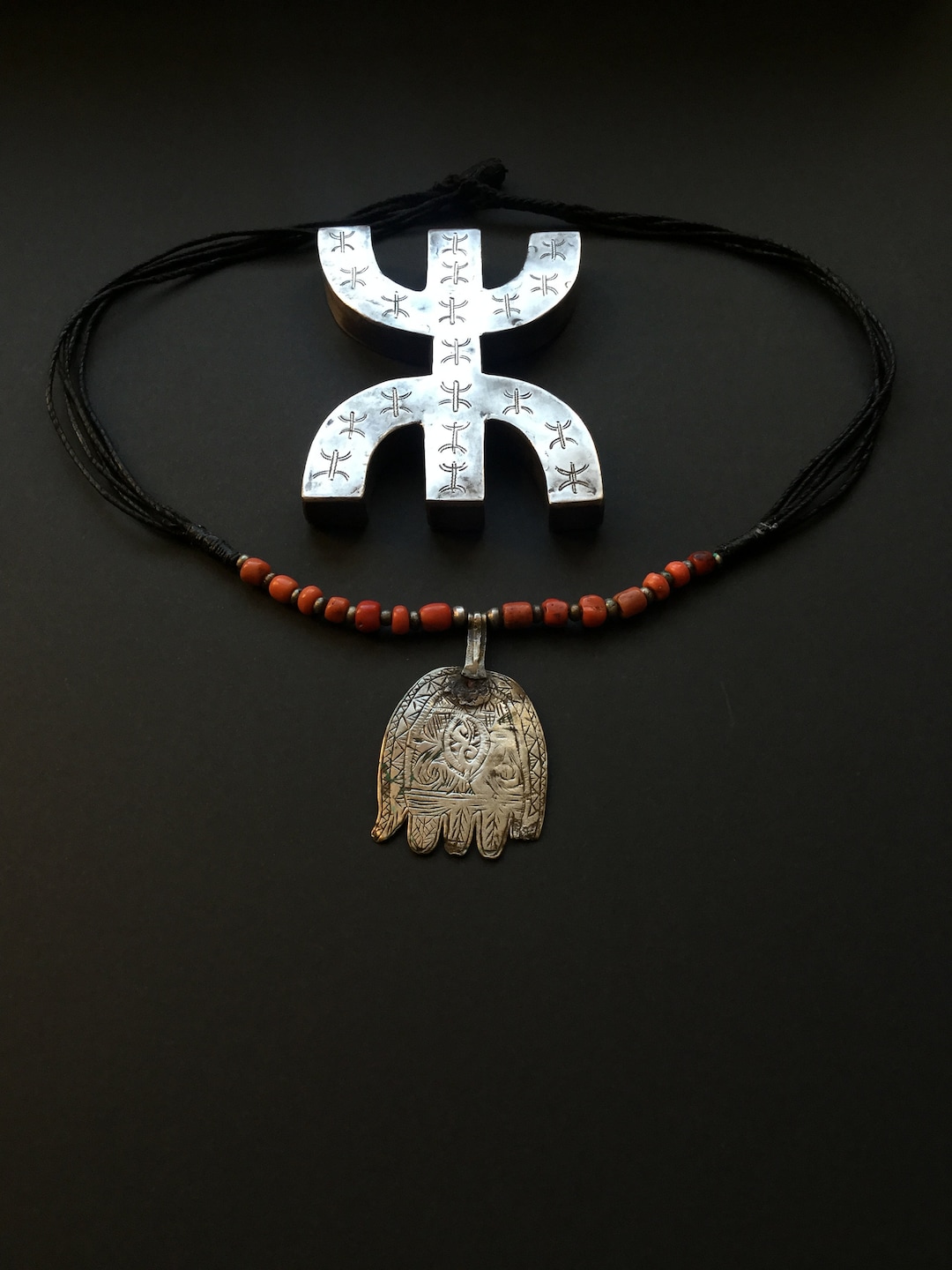 KHAMSA Necklace,hamsa,hand of Fatima,hand of Miriam,ethnic Jewelry ...