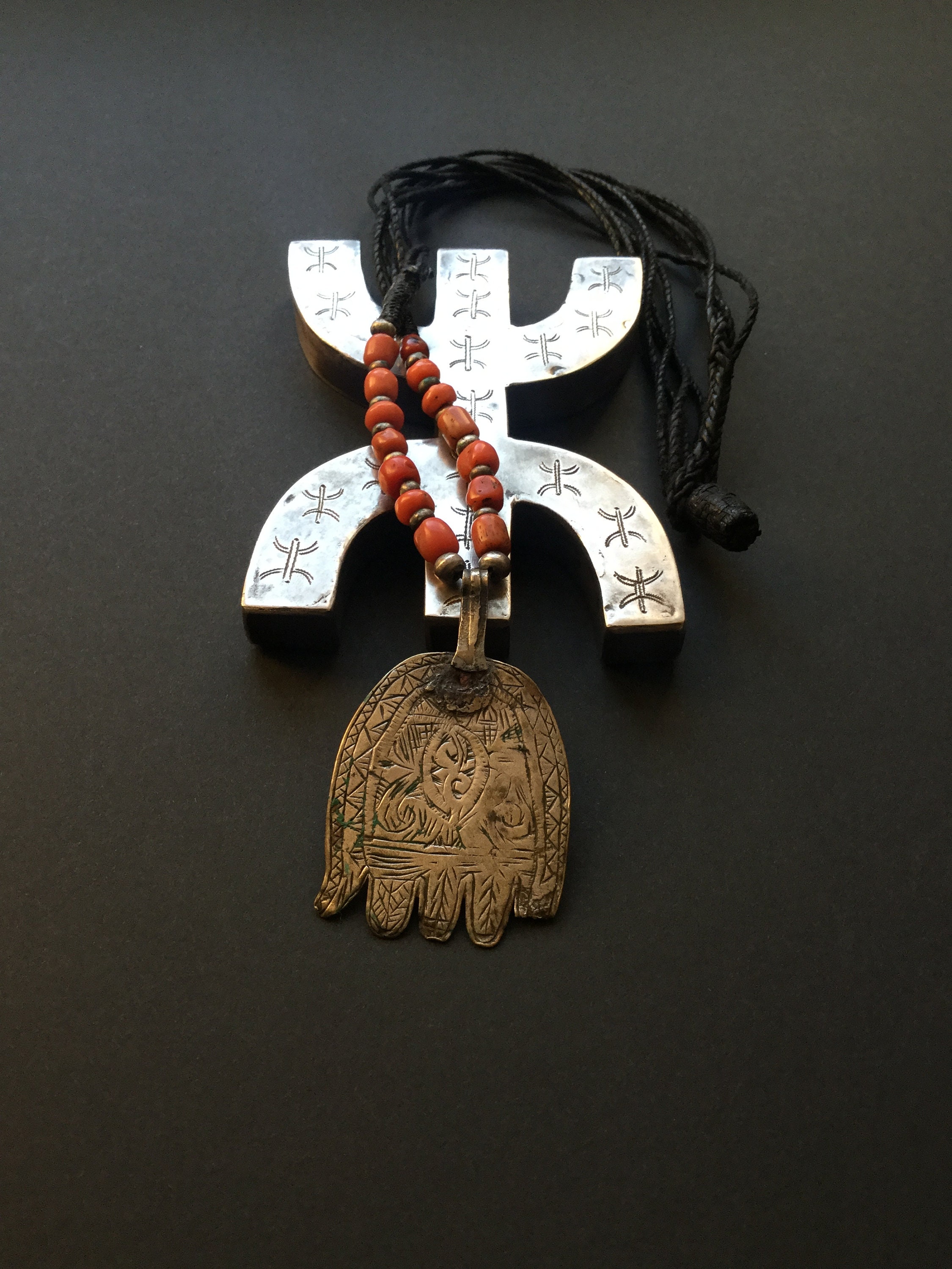 KHAMSA Necklacehamsahand of Fatimahand of Miriamethnic - Etsy