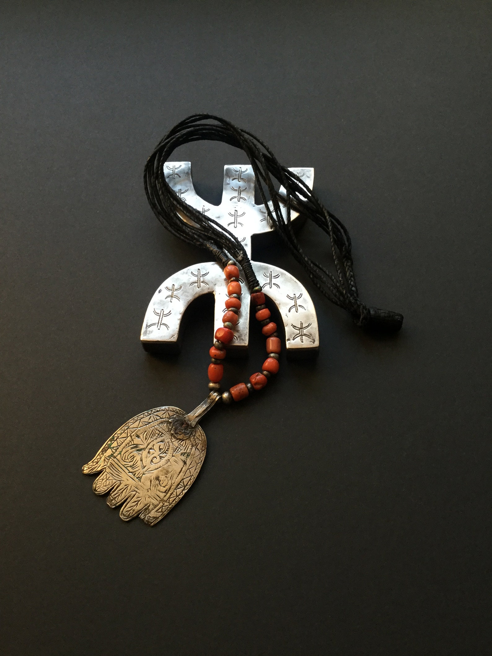 KHAMSA Necklacehamsahand of Fatimahand of Miriamethnic - Etsy