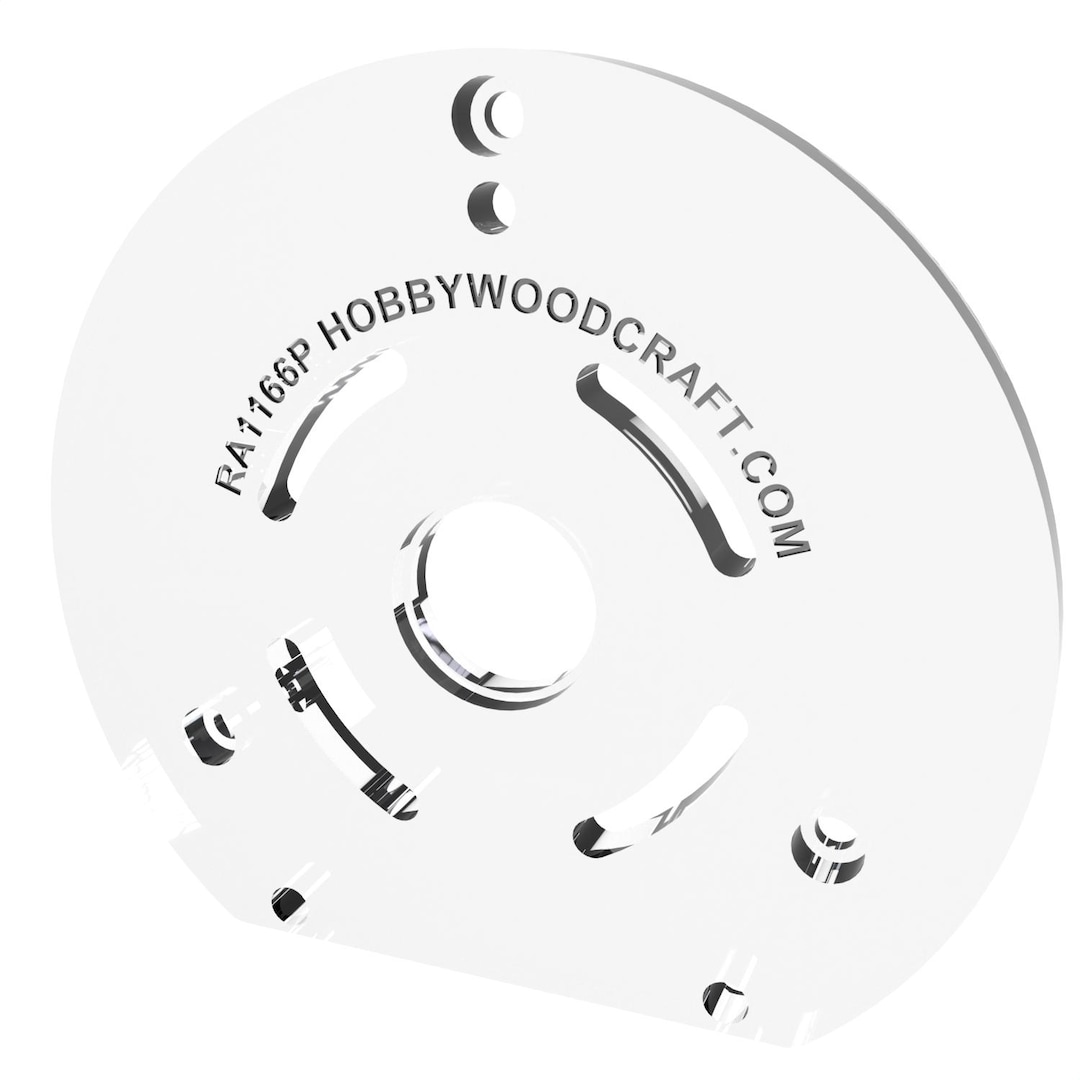 3/8" Thick Precision Machined Bosch RA1166 / 1613AEVS Plunge Router ...