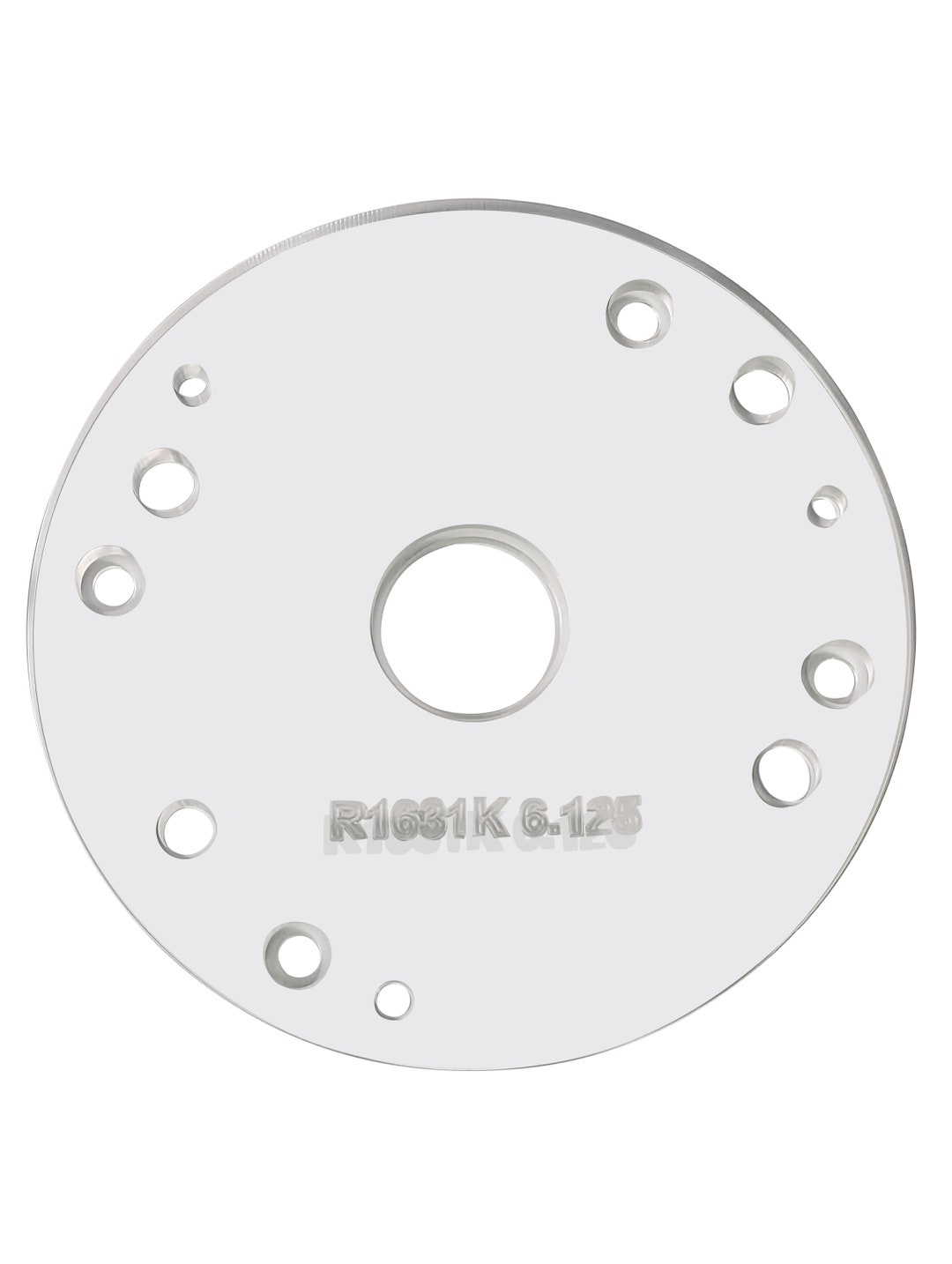 3/8" Thick 6.125" Circle Baseplate Upgrade With Bushing Compatibility ...