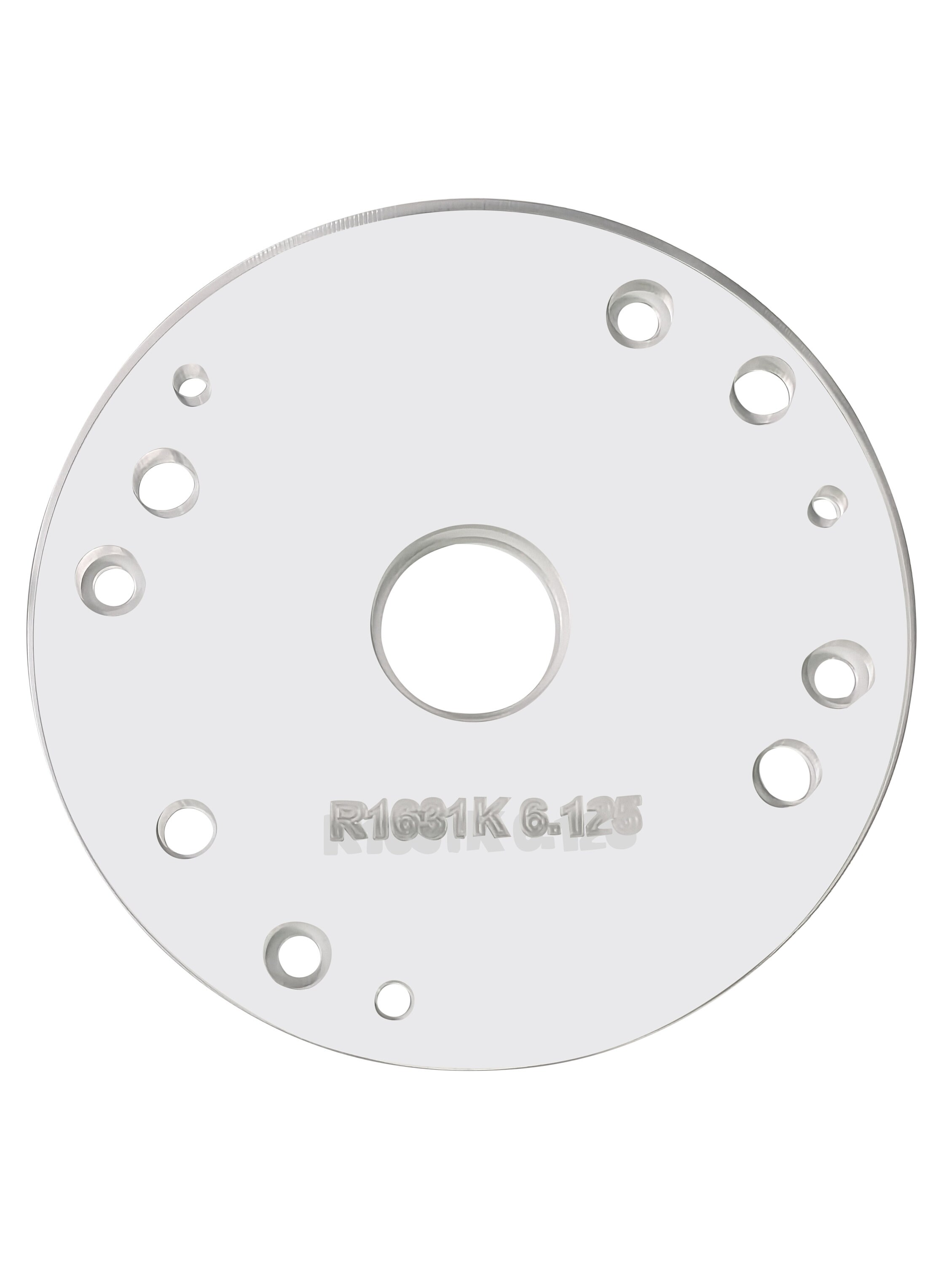 3/8" Thick 6.125" Circle Baseplate Upgrade With Bushing Compatibility ...
