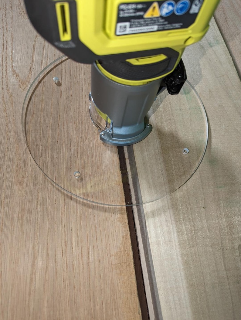 Plexiglass Base Plate With Bushing Recess for Ryobi One+ PCL424B/P601 ...