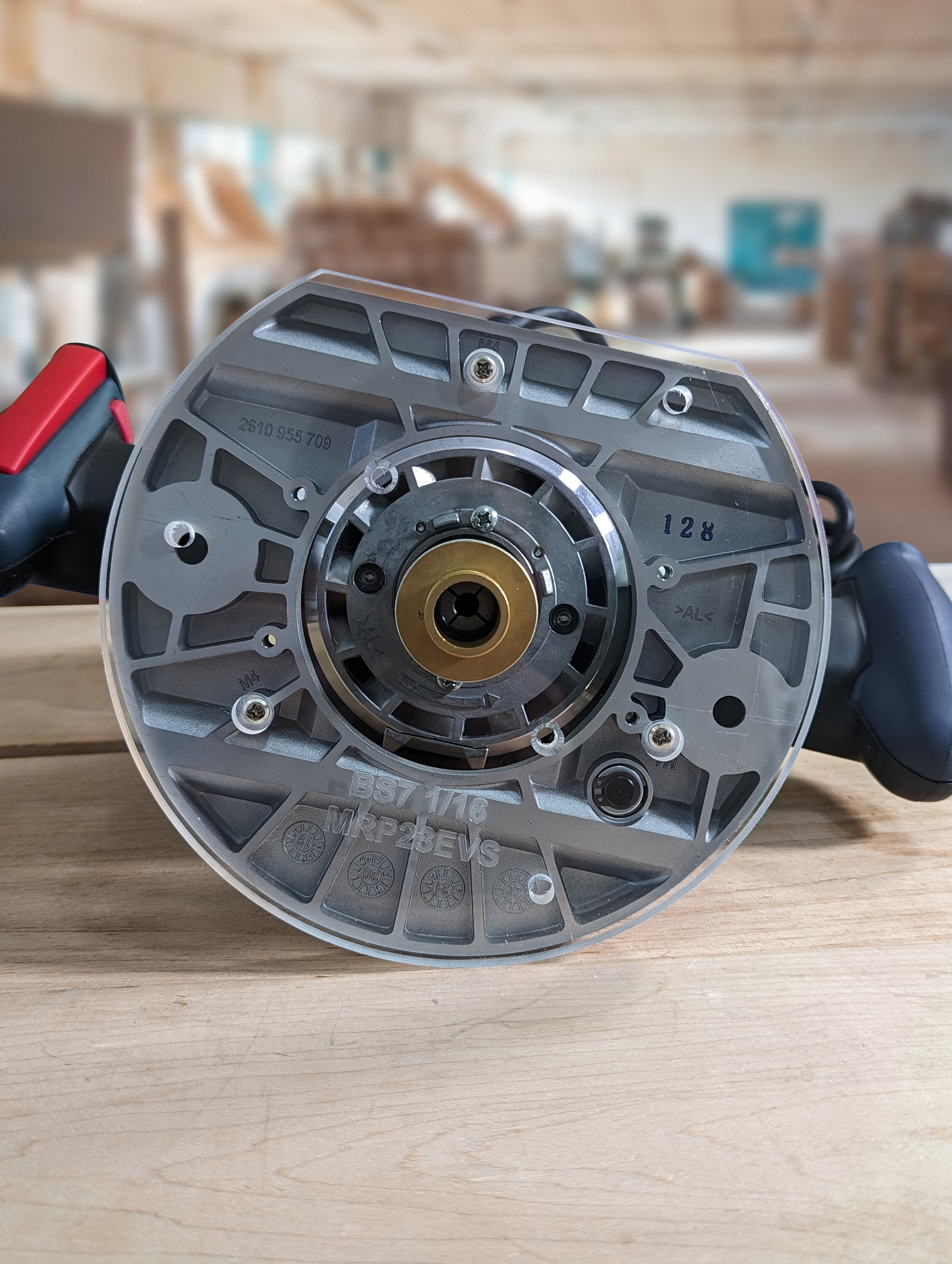 3/8 Thick Circle Baseplate Upgrade With Bushing Compatibility for Bosch ...