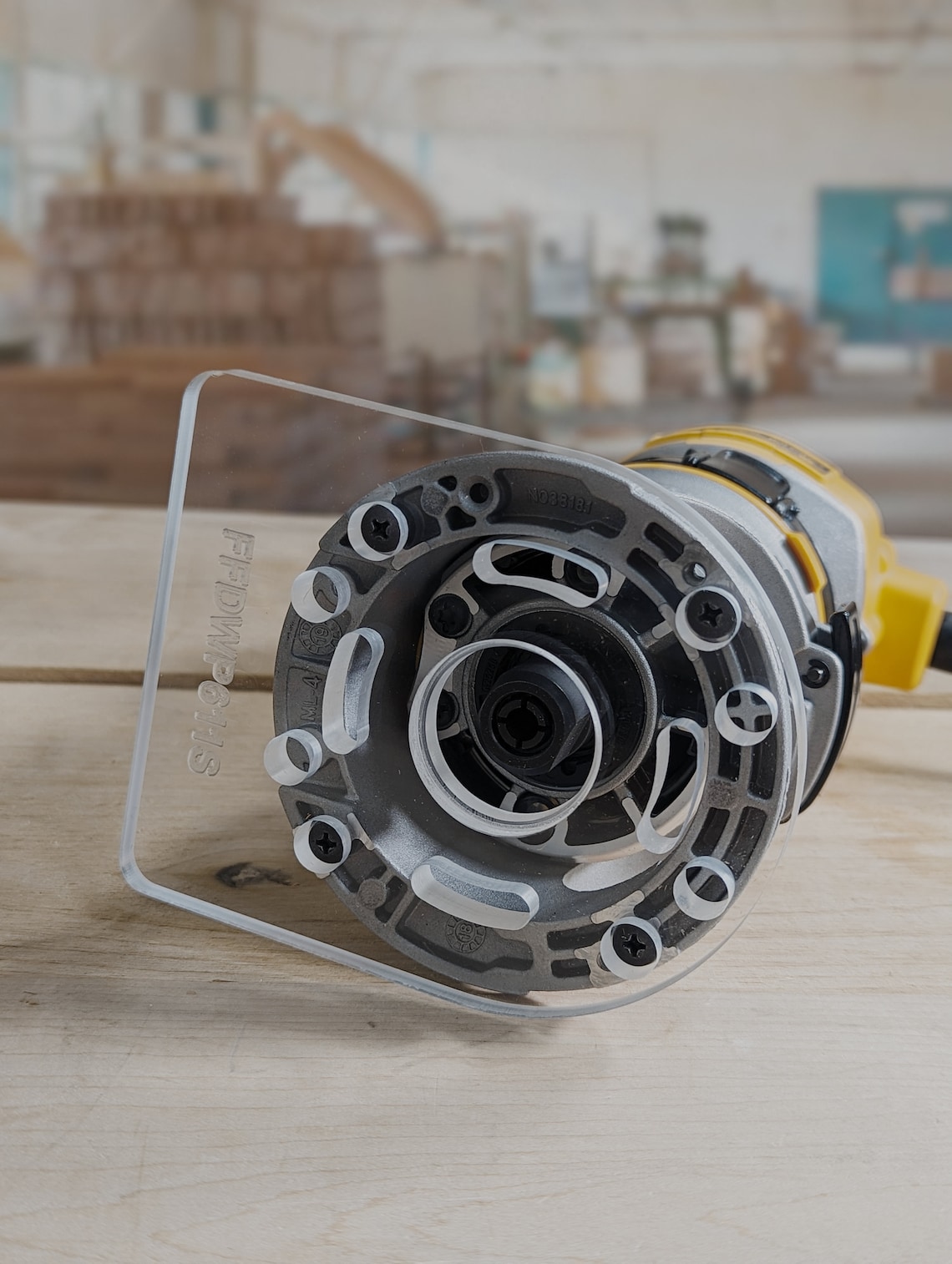 3/8" Thick Router Baseplate Upgrade With Bushing Compatibility for ...