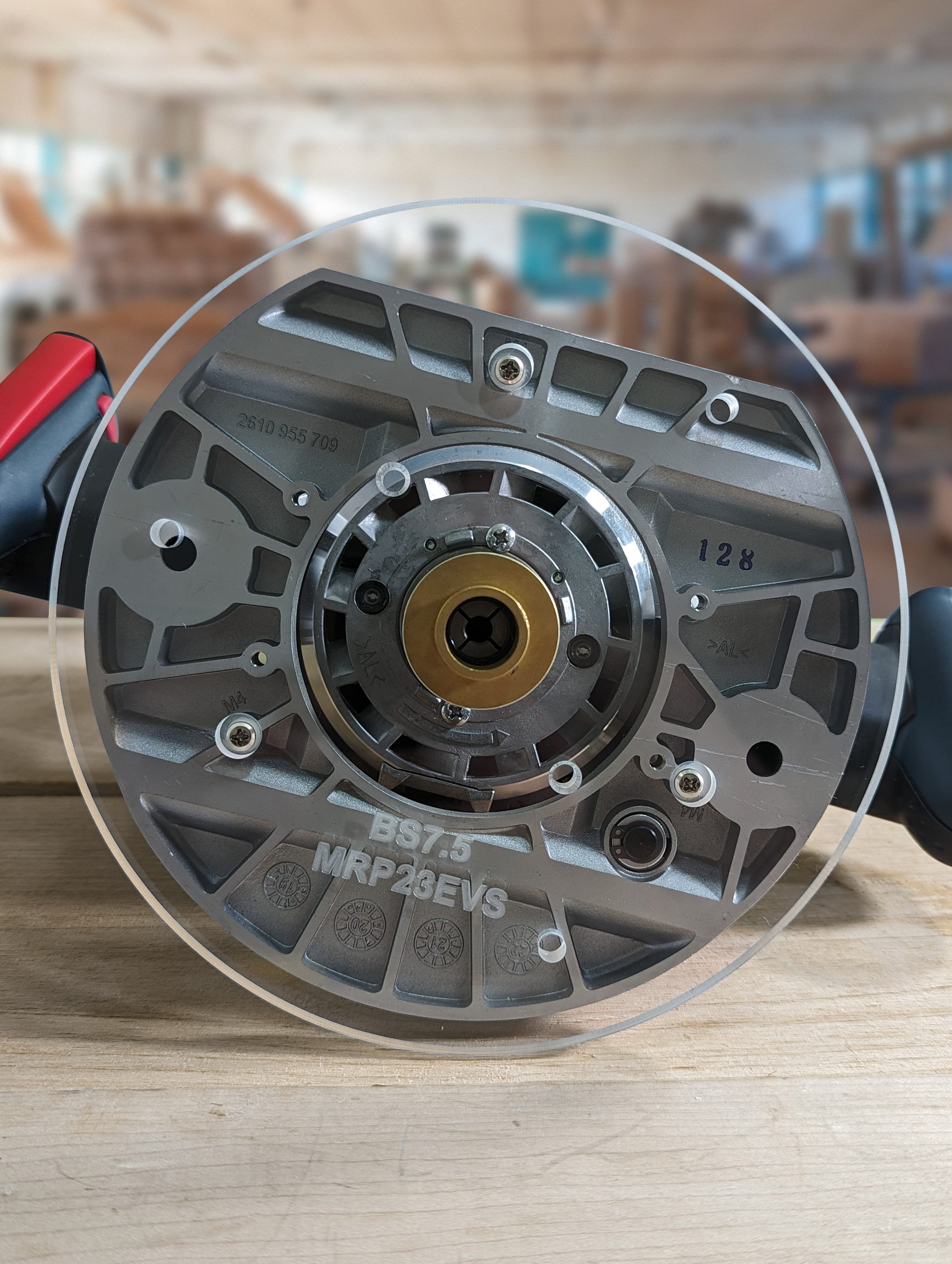 3/8 Thick Circle Baseplate Upgrade With Bushing Compatibility for Bosch ...