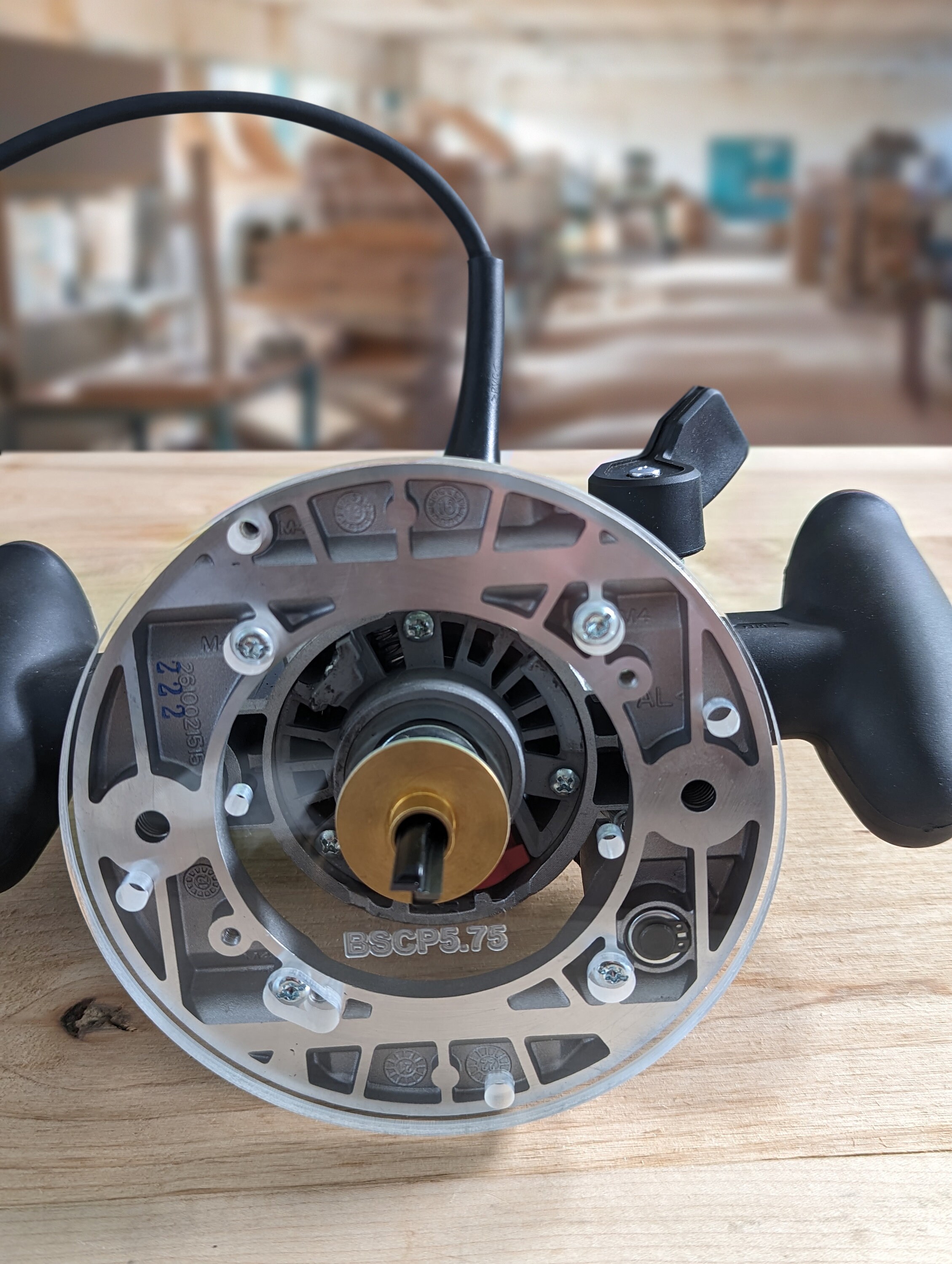 3/8" Thick Baseplate Upgrade With Bushing Compatibility for Bosch Pro ...