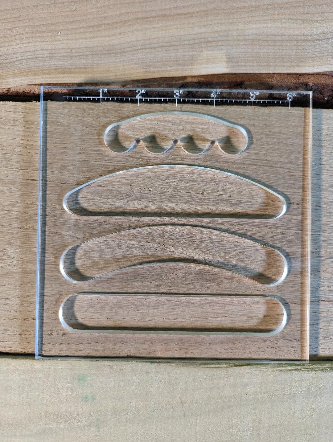 4 in 1 Router Template for Cutting Board Handles, 7.2" X 7.2" Machined ...