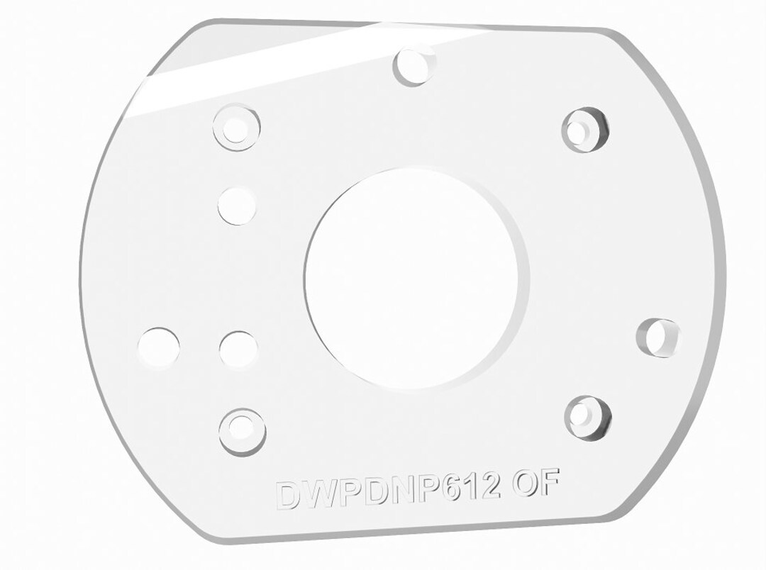 3/8" Thick Baseplate Upgrade With a 2" Opening for Dewalt DNP612 - Etsy