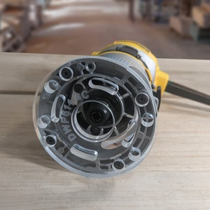 3/8" Thick Baseplate With Bushing Recess for Dewalt DWP611 / DCW600 ...