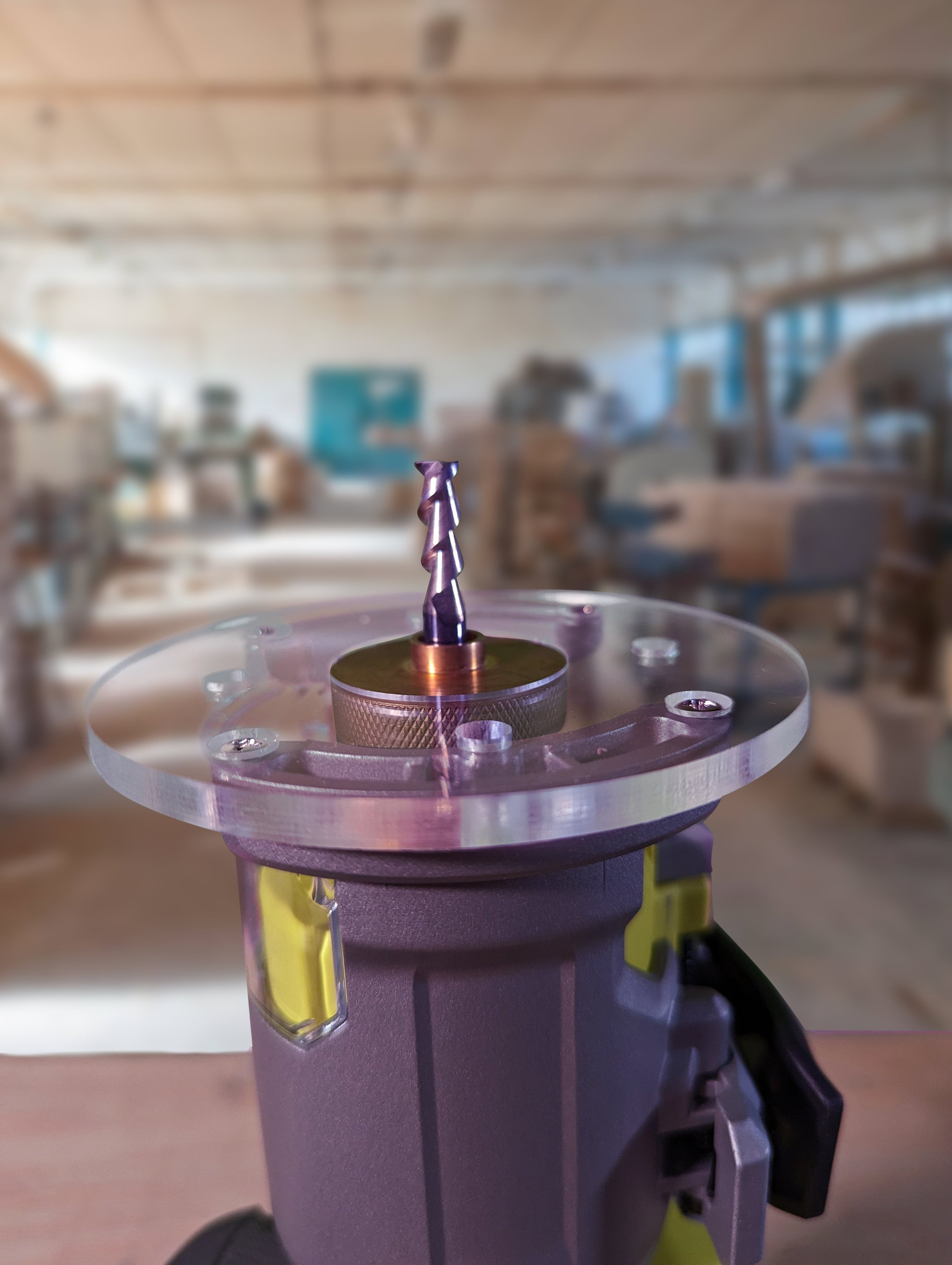 Plexiglass Base Plate With Bushing Recess for Ryobi One+ PCL424B/P601 ...