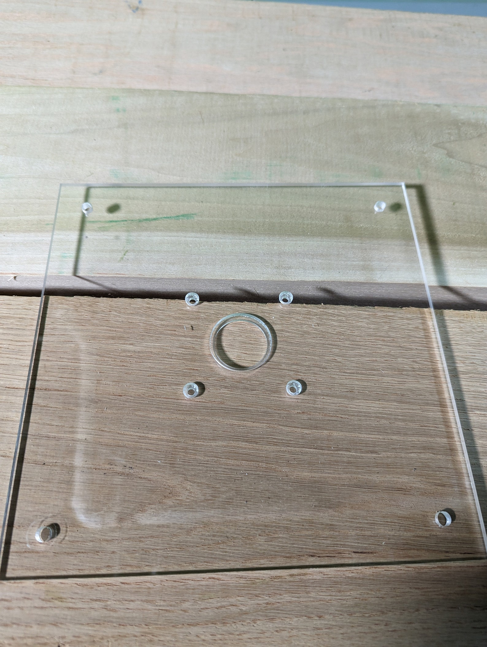 Plexiglass Base Plate With Bushing Recess for Ryobi One+ PCL424B/P601 ...