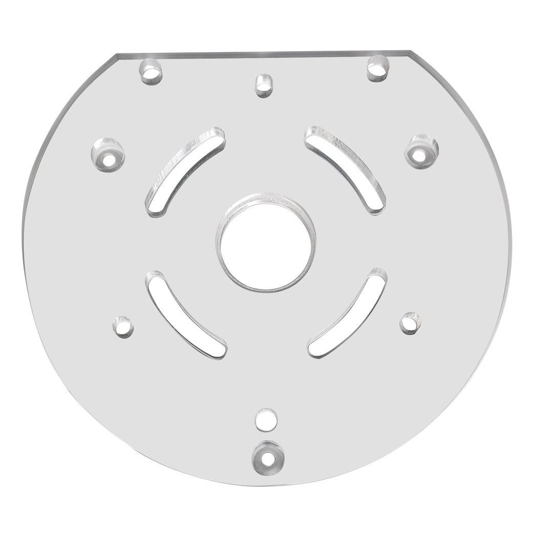 3/8 Thick Precision Machined Bosch RA1166 / 1613AEVS Plunge Router ...
