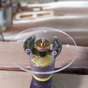 Plexiglass Base Plate With Bushing Recess for Ryobi One+ PCL424B/P601 ...