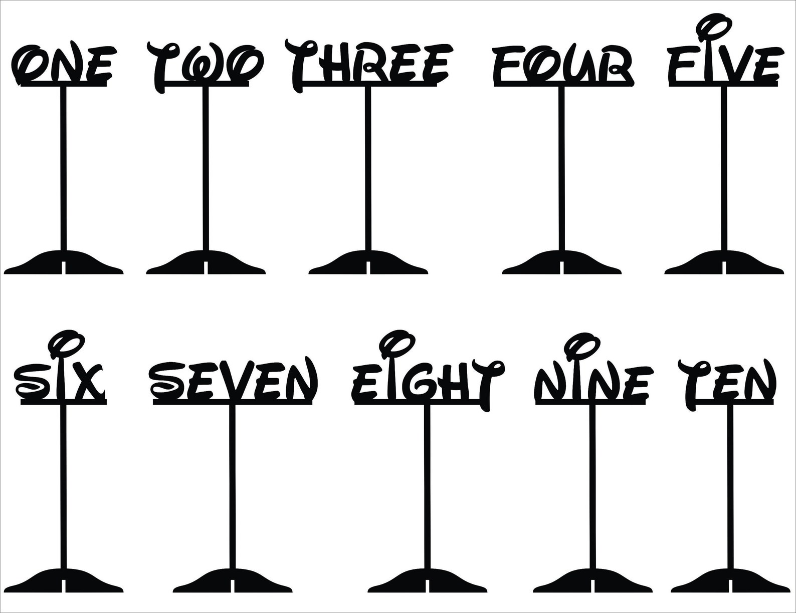 Acrylic Wedding Table Numbers Disney Mickey Minnie Mouse - Etsy