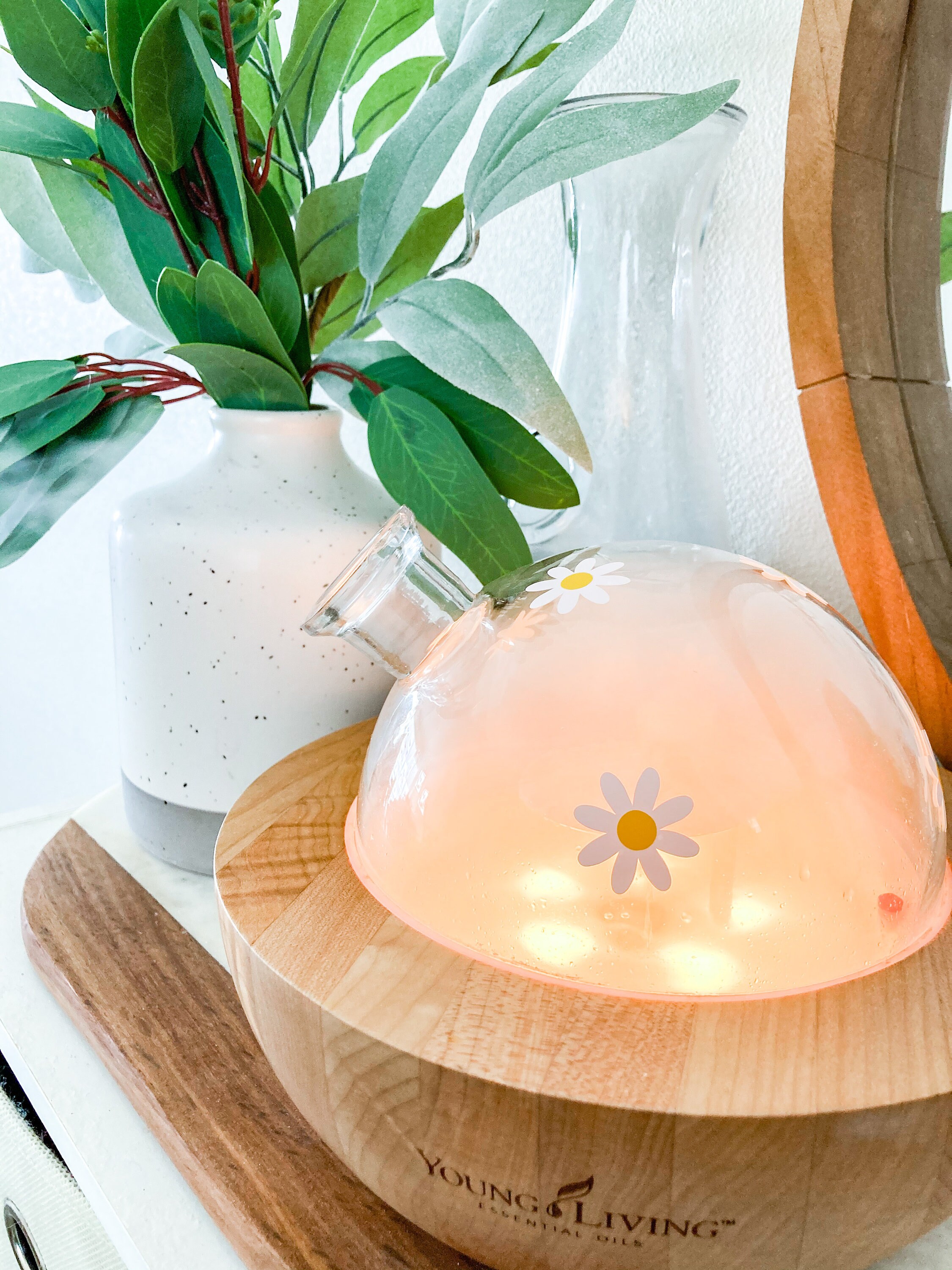 Home & Living Spring Diffuser Decal Daisy Diffuser Decal Flower Decals ...