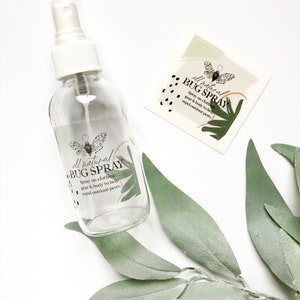 Outdoor Labels Bug Spray Label Itch Relief Label Plant Spray Label ...