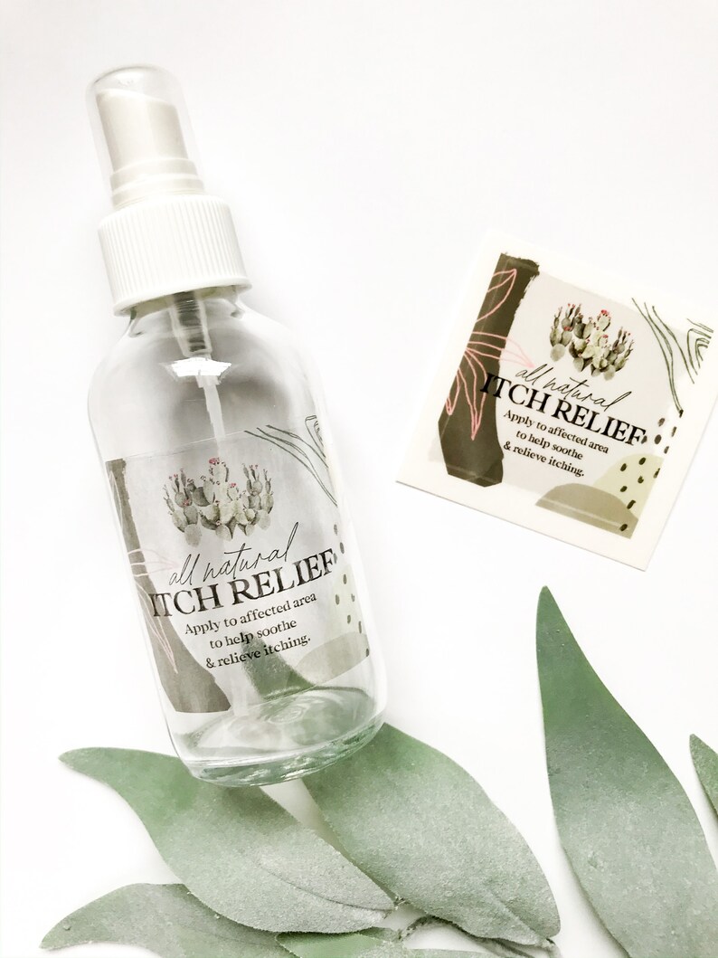 Outdoor Labels Bug Spray Label Itch Relief Label Plant | Etsy