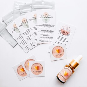 Pumpkin Spice Diffuser Bomb Sticker Diffuser Bomb Sample Kit - Etsy