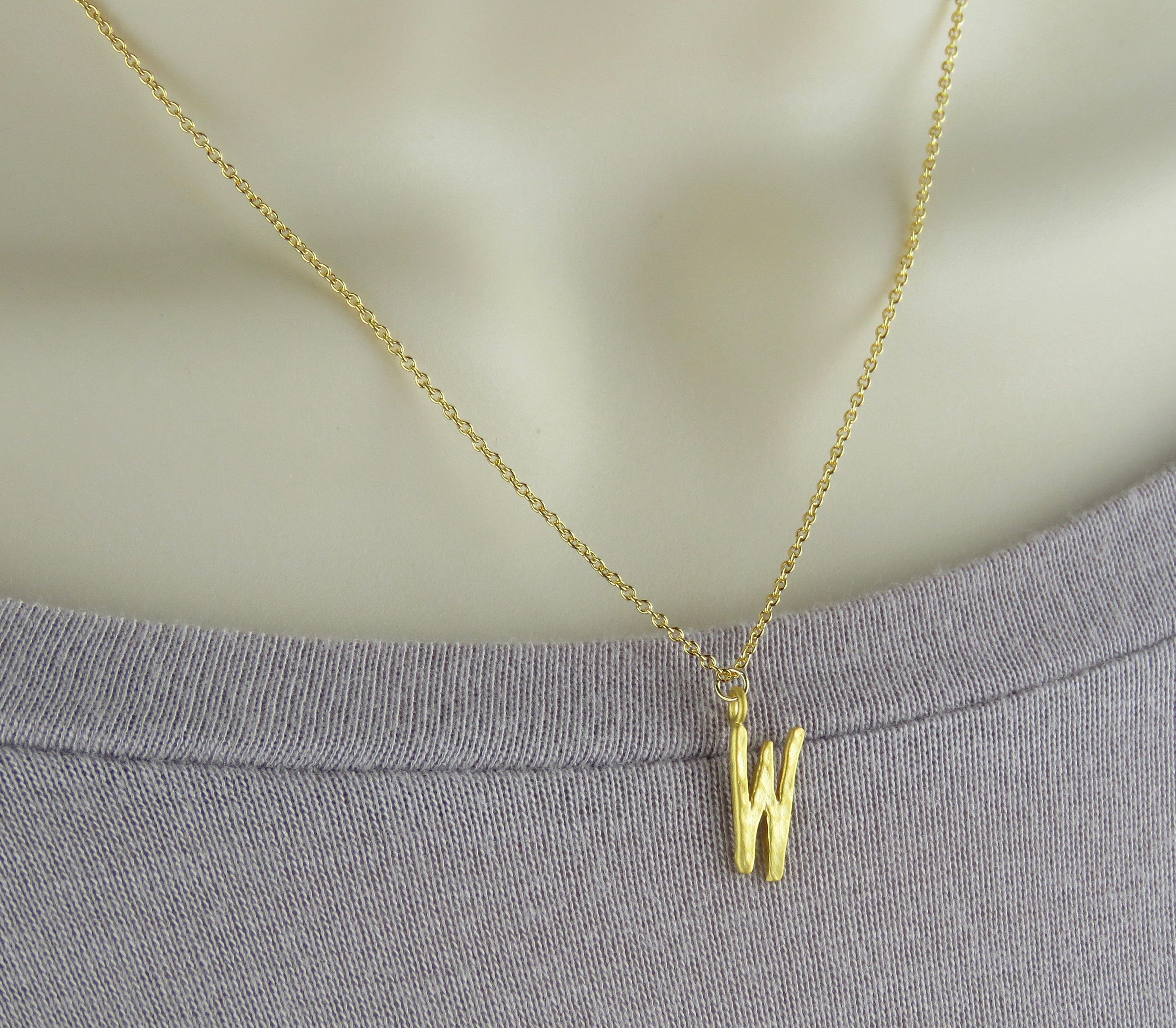 Collar inicial de oro collar de oro collar personalizado - Etsy España